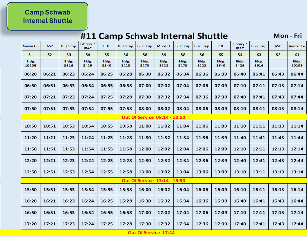 11 Schwab Internal Shuttle